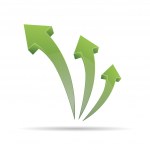 Abstract Rising Arrows Stock Vector Image by ©benchyb #12521363