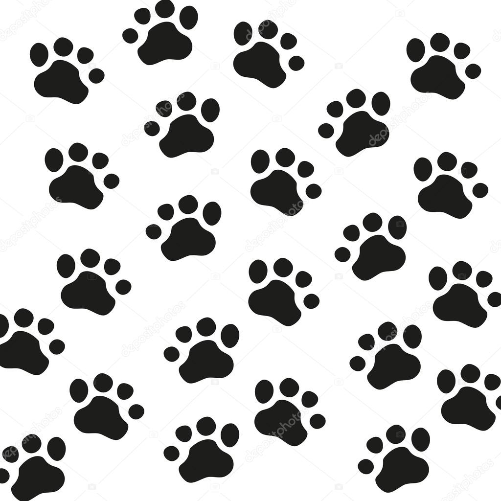 Wolf paw print coloring pages