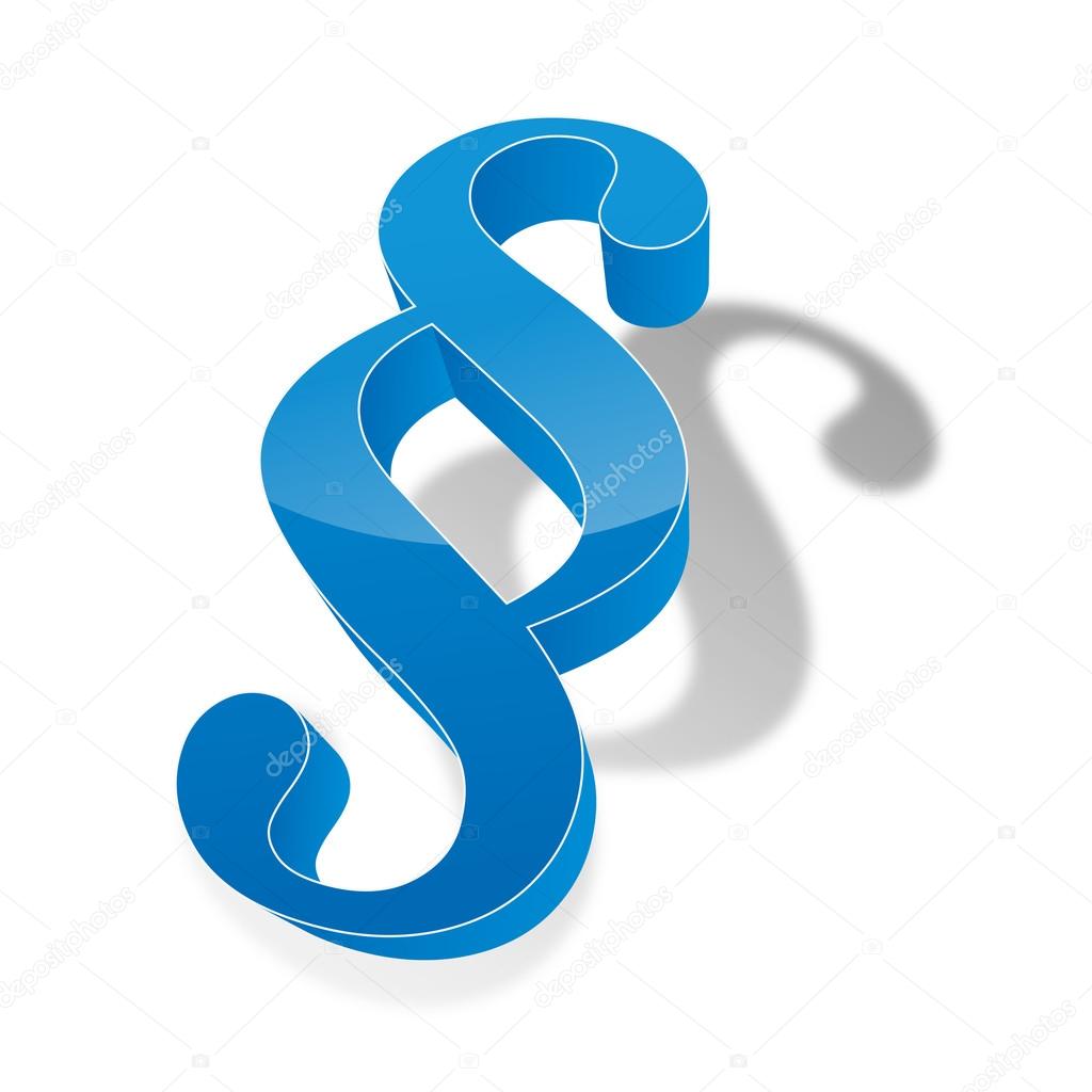 párrafo párrafo signo símbolo 3d términos justicia abogados juez ...