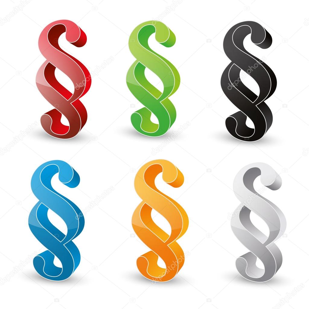 párrafo párrafo signo símbolo 3d términos justicia abogados juez ...