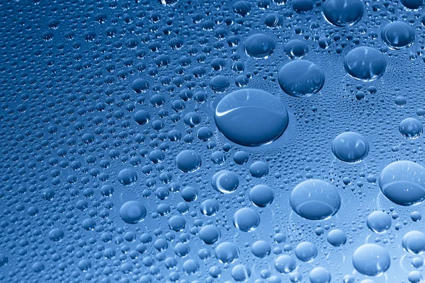 Water drop dew drop effect nano effect lotuseffekt blue impregnation ...