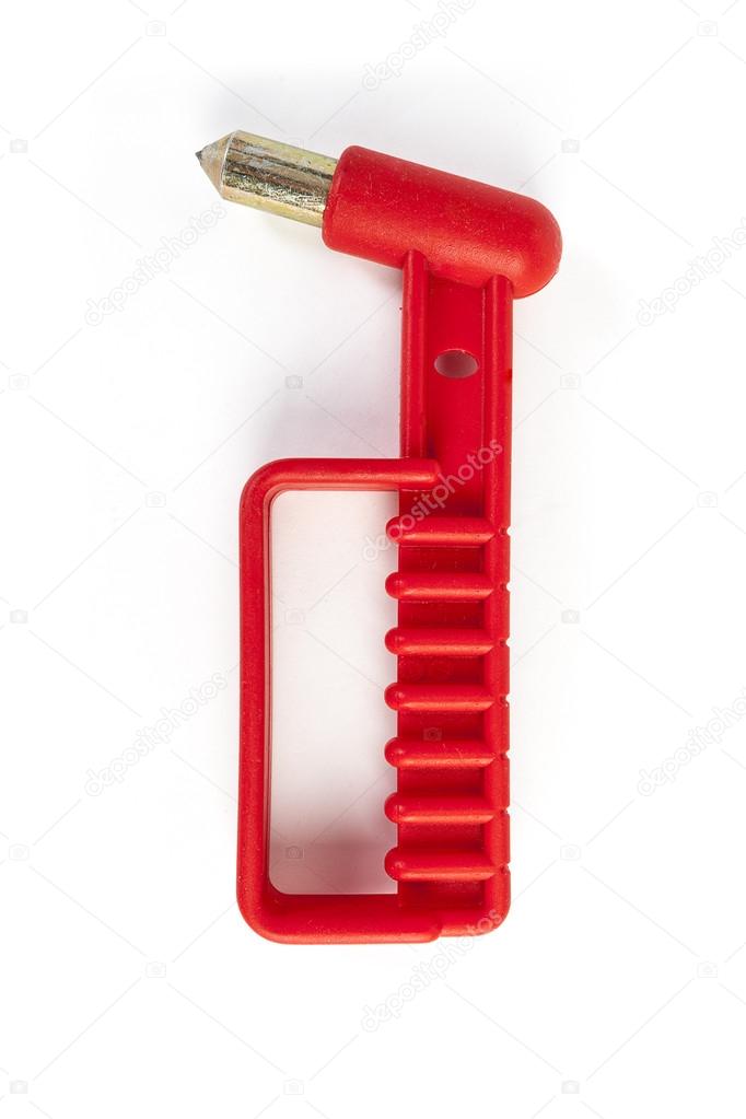 Emergency hammer rescue red glass hammer danger emergency travel bus ...