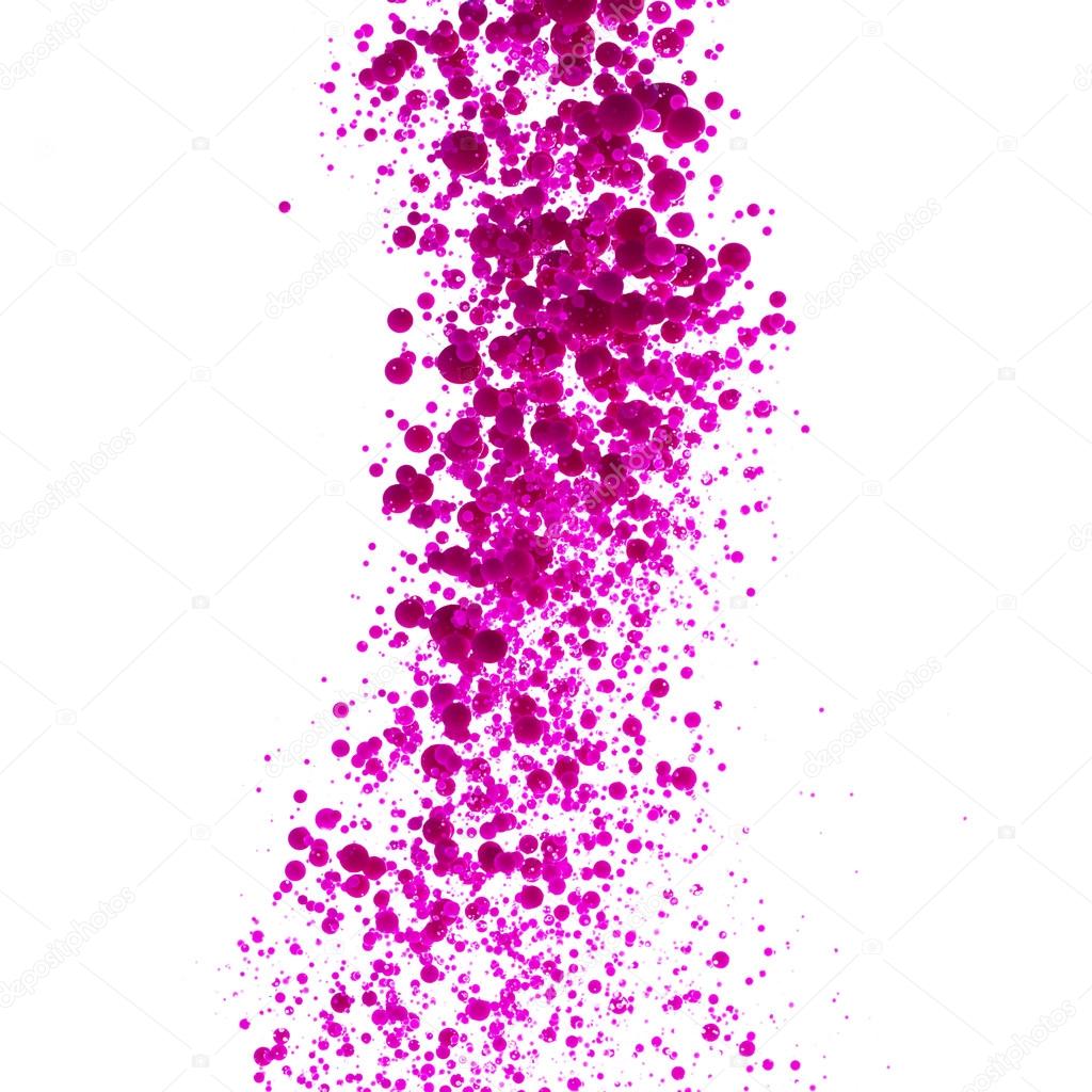 Oil paint Magenta balls bubbles print cmyk color model druckerei splash ...