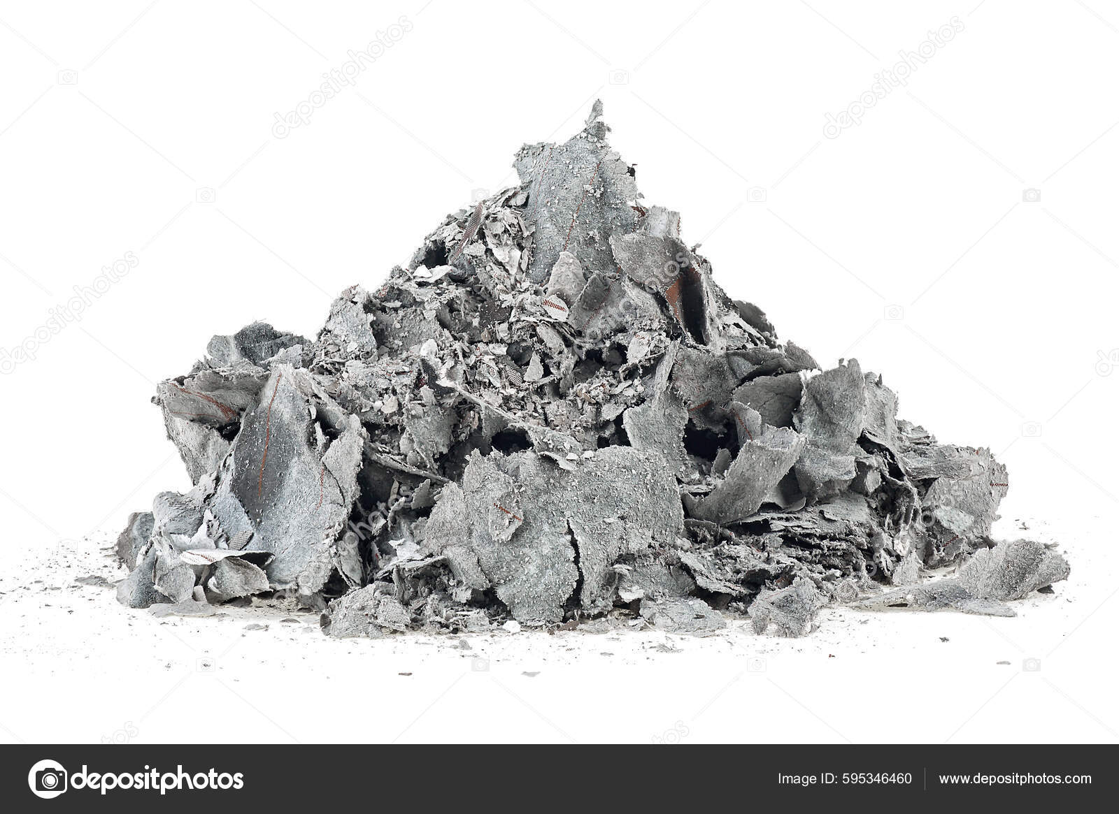 Pile Of Paper Ashes