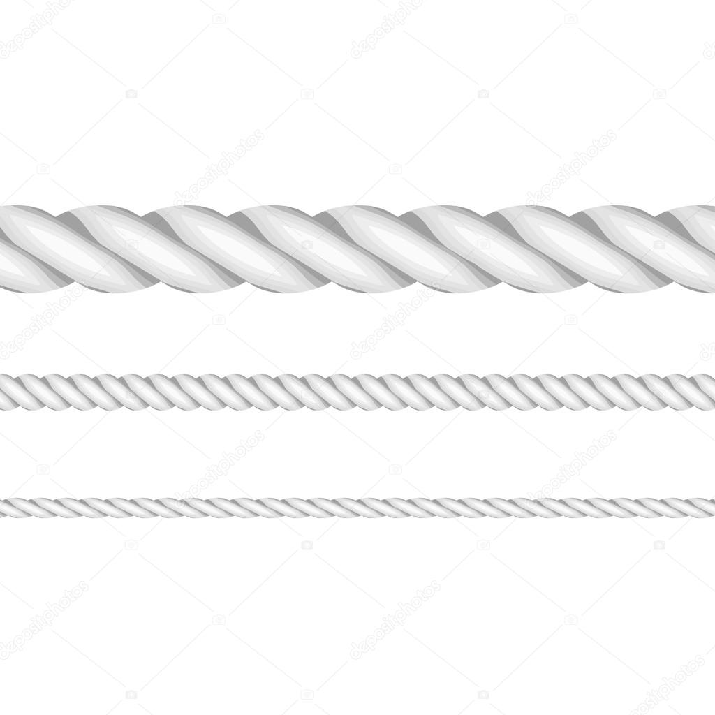 Vector Illustration Of Ropes — Stock Vector © Yuliaglam 18783365