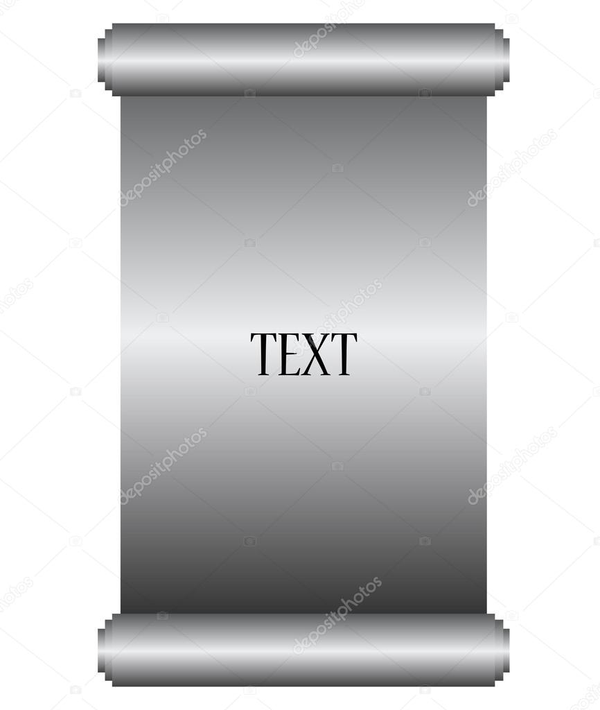Silver manuscript - vector illustration Stock Vector Image by ... Silver manuscript - vector illustration Stock Vector Image by ...
