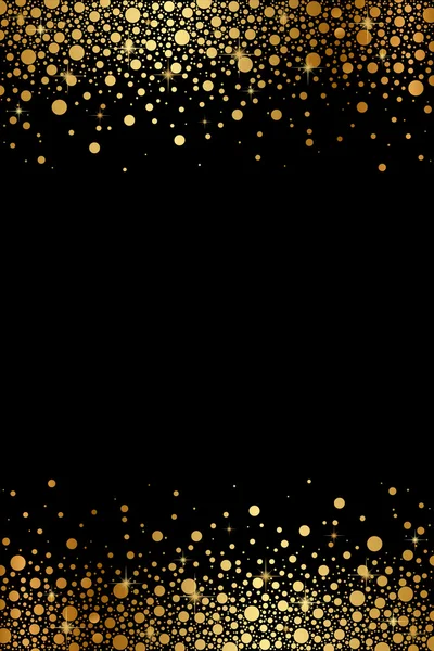 Vector black and gold luxury frame - Stock Image - Everypixel