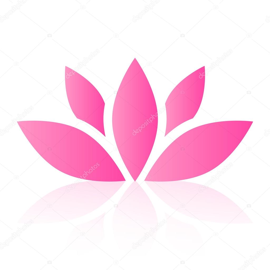 Vector lotus flower — Stock Vector © yuliaglam #33316607