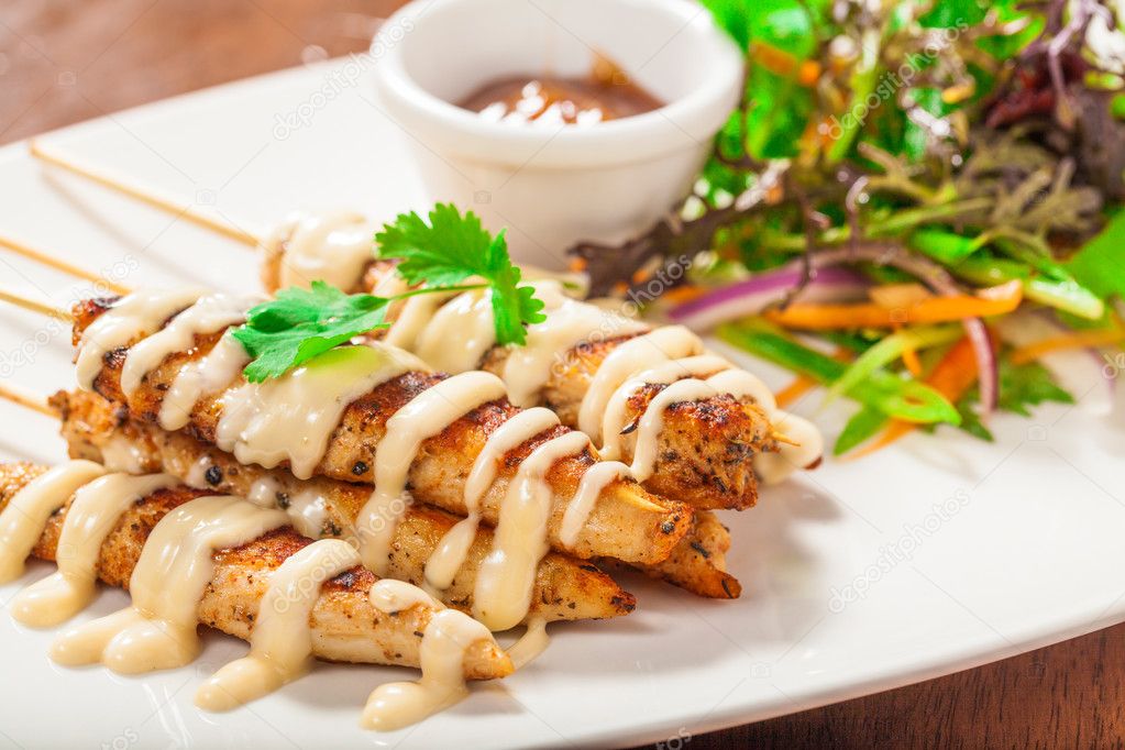 Brochetas de pollo 2025