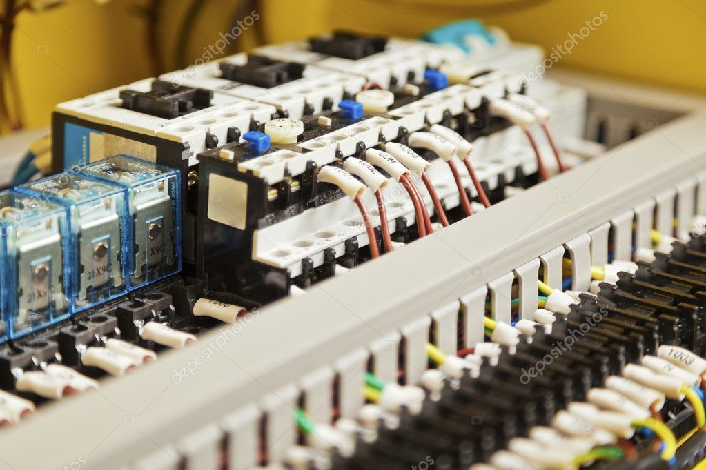 Electrical wiring and components — Stock Photo © zstockphotos #22921898