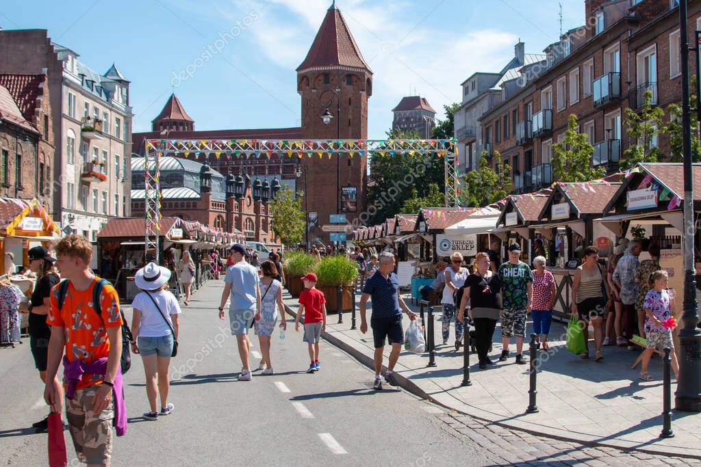 Gdansk, Poland - August 5, 2022: St Dominic's Fair, one of the biggest ...