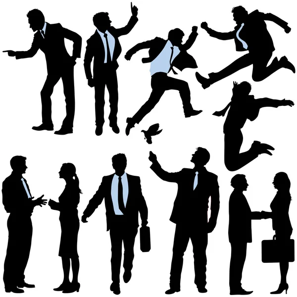 Vector Dancer Silhouettes — Stock Vector © Tristantan71 7346818
