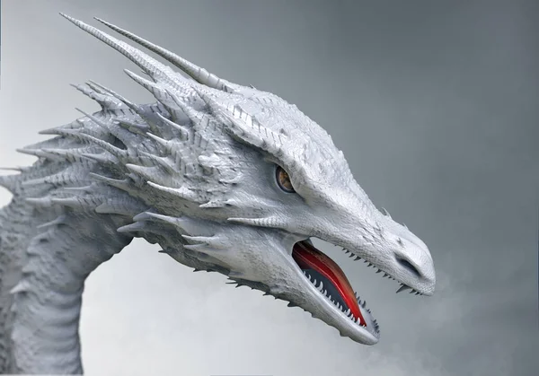 Awesome White Dragons