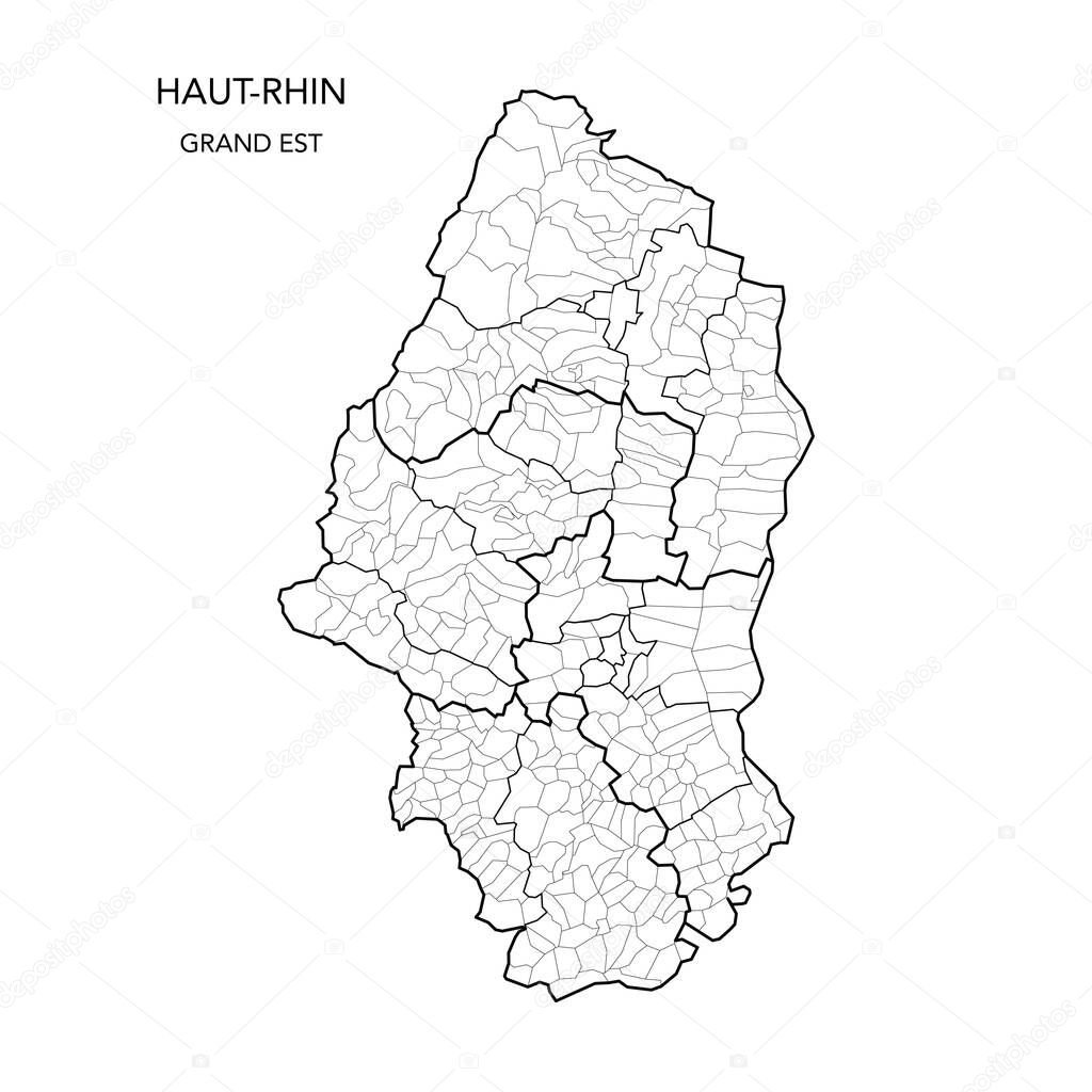 Mapa vectorial de las subdivisiones geopolíticas del Departamento ...