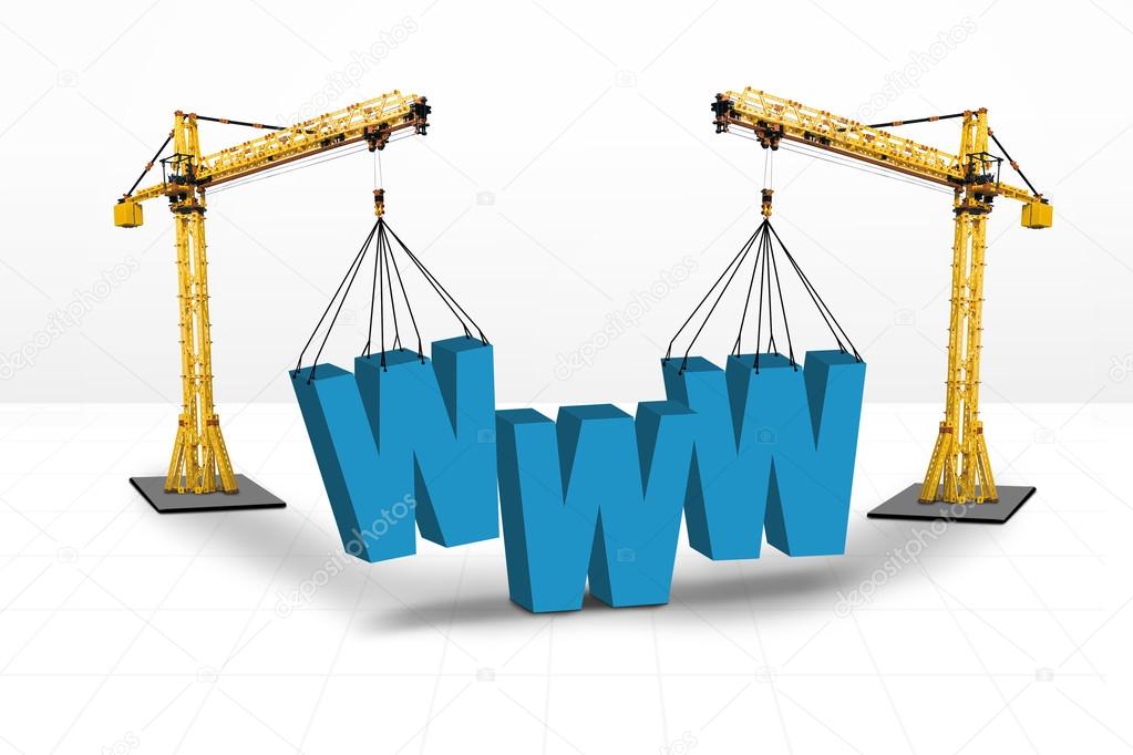 Internet building website concept — Stock Photo © realinemedia #22837512