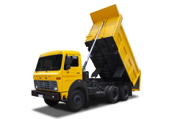 Yellow Dump Truck — Stock Photo © realinemedia #13502443