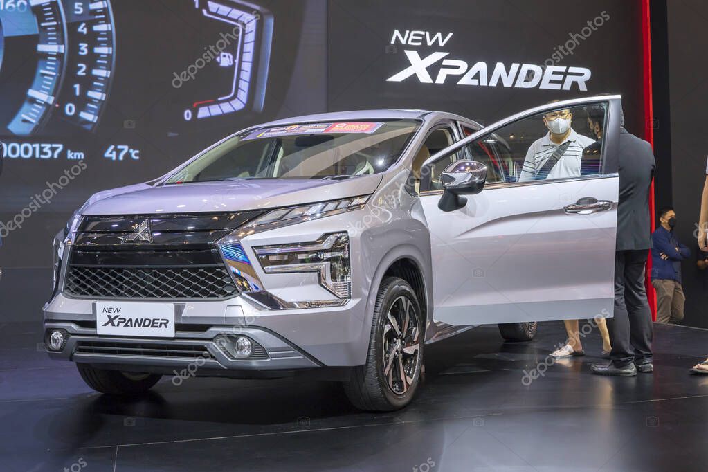 Tangerang - Indonesia. August 18, 2022: Visitors looking the New Xpander car during GAIKINDO ...