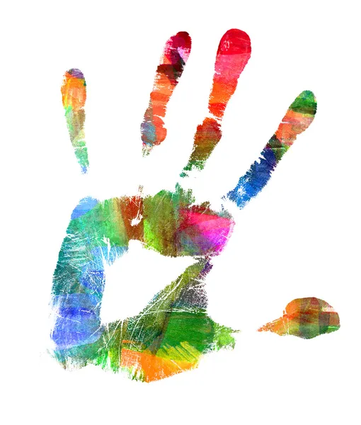 Handprint Stock Vector Image by ©kharlamova_lv #7368960