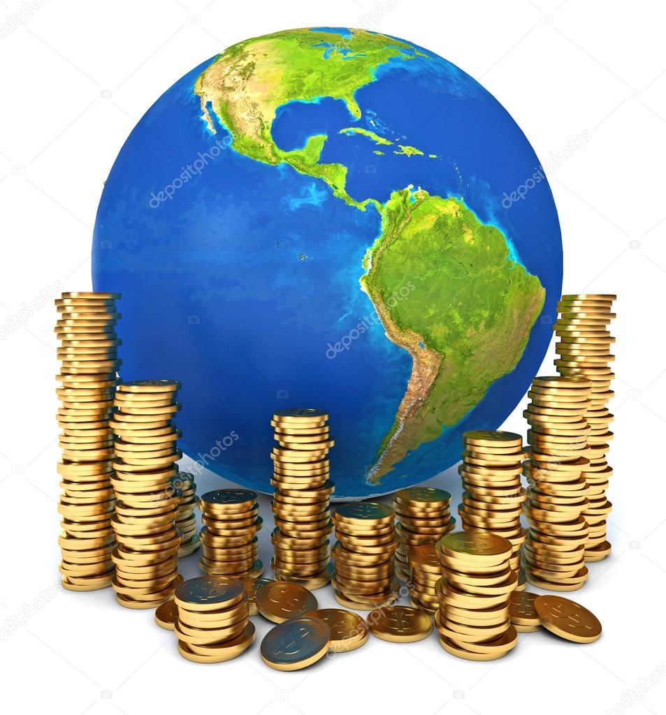Global economy. Conceptual illustration — Stock Photo © kharlamova_lv ...