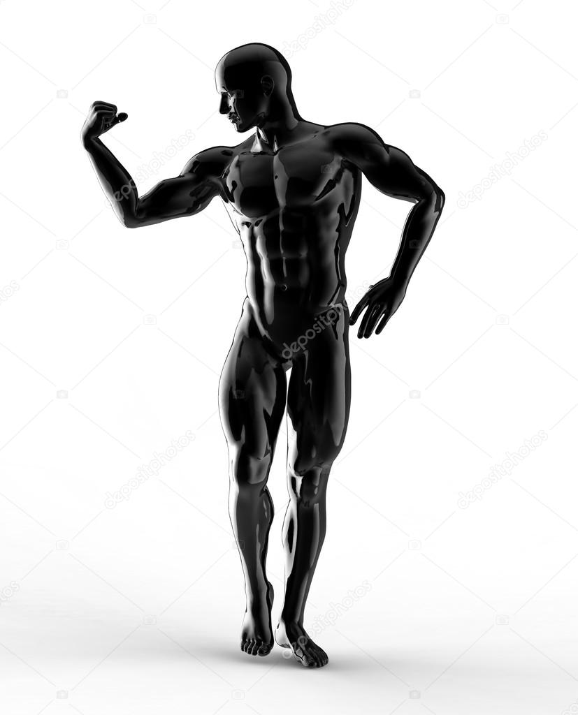 Render of bodybuilder Stock Photo by ©vectorguru 44450331