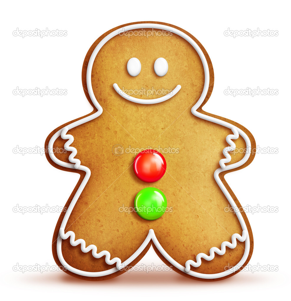Images: gingerbread man cartoon | Cartoon Gingerbread Man — Stock Photo ...