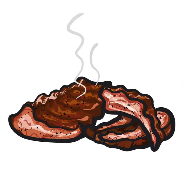 ᐈ Bbq ribs clip art stock cliparts, Royalty Free bbq ribs illustrations ...