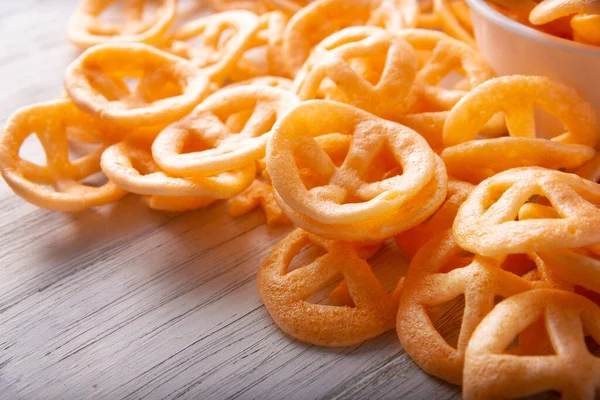 Chicharrones Harina También Conocidos Como Duros Duritos Ruedas ...