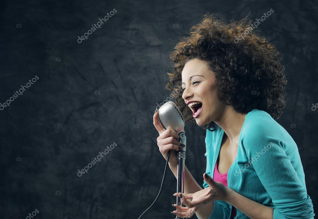 Female singer Stock Photo by ©stokkete 22548867