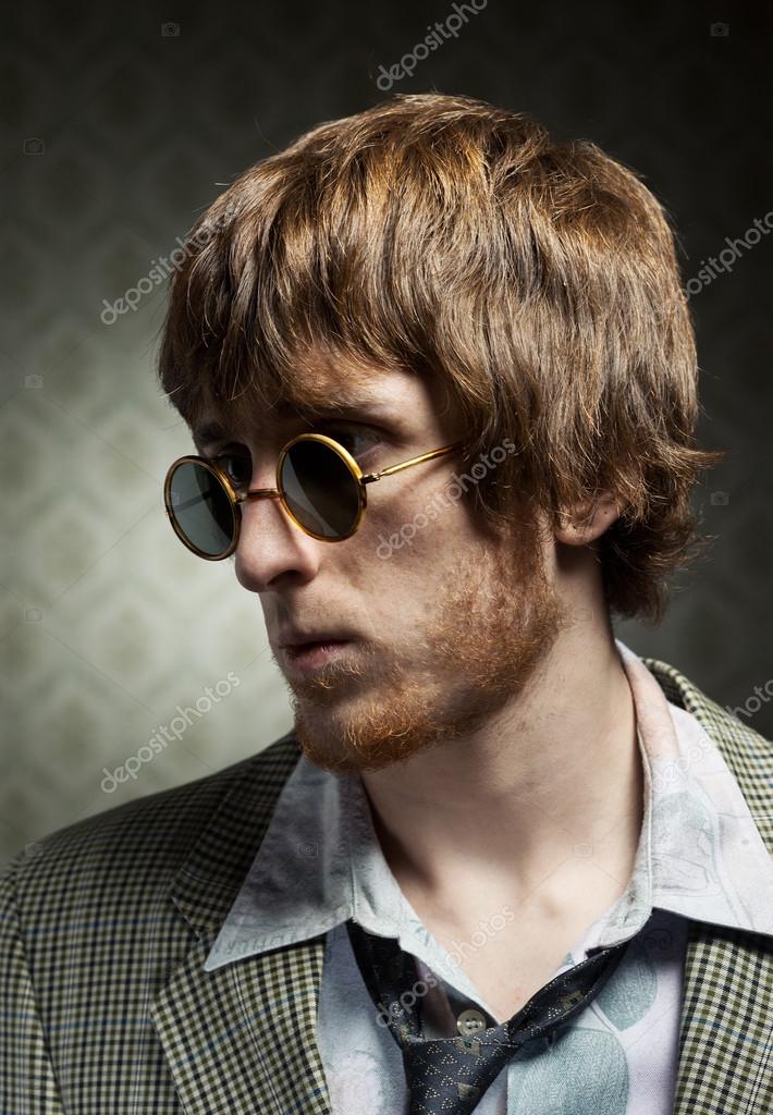 Vintage 1960s guy posing Stock Photo by ©stokkete 42022111