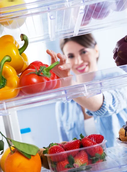 Food in refrigerator Stock Photos, Royalty Free Food in refrigerator ...