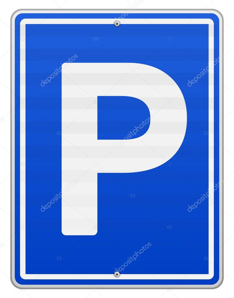 Geïsoleerde parkeren teken — Stockvector © zager #15418339