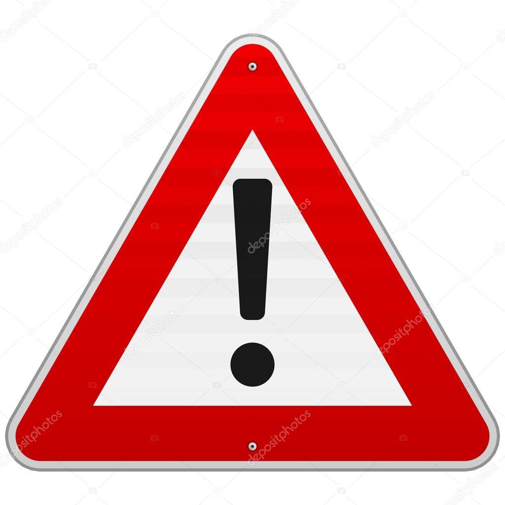 Sinal isolado do Triângulo de Alerta Stock Vector by ©zager 15418715