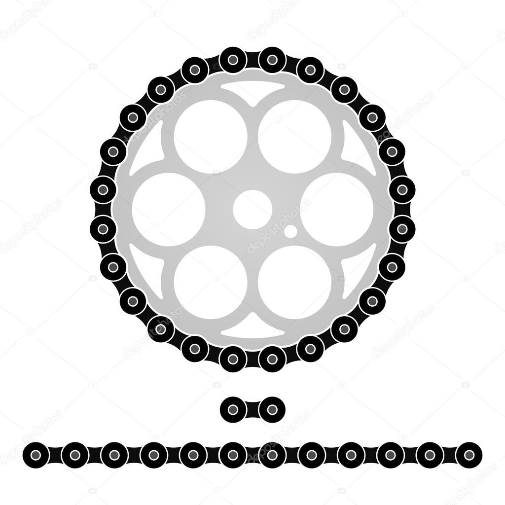 Bicycle Chain Vector