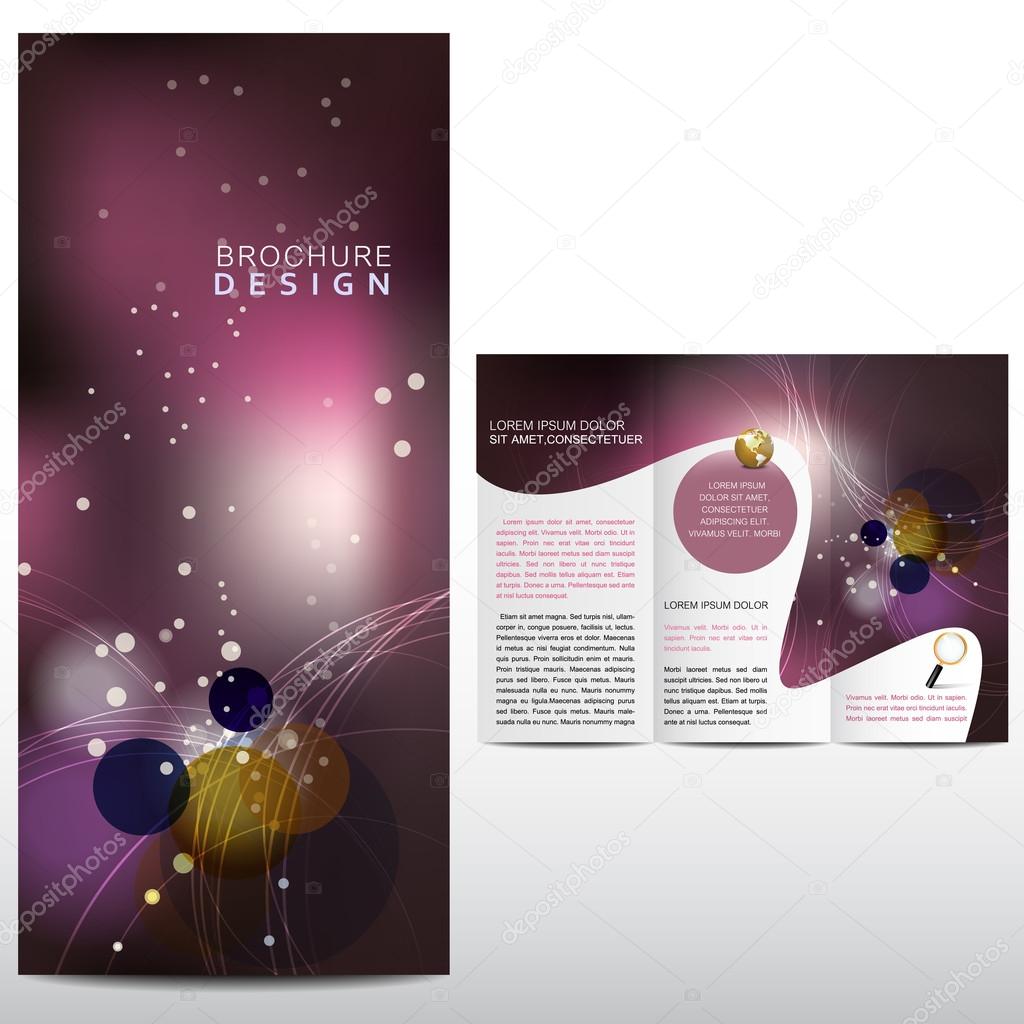 Brochure Layout Design Stock Illustration by ©timea #22463643