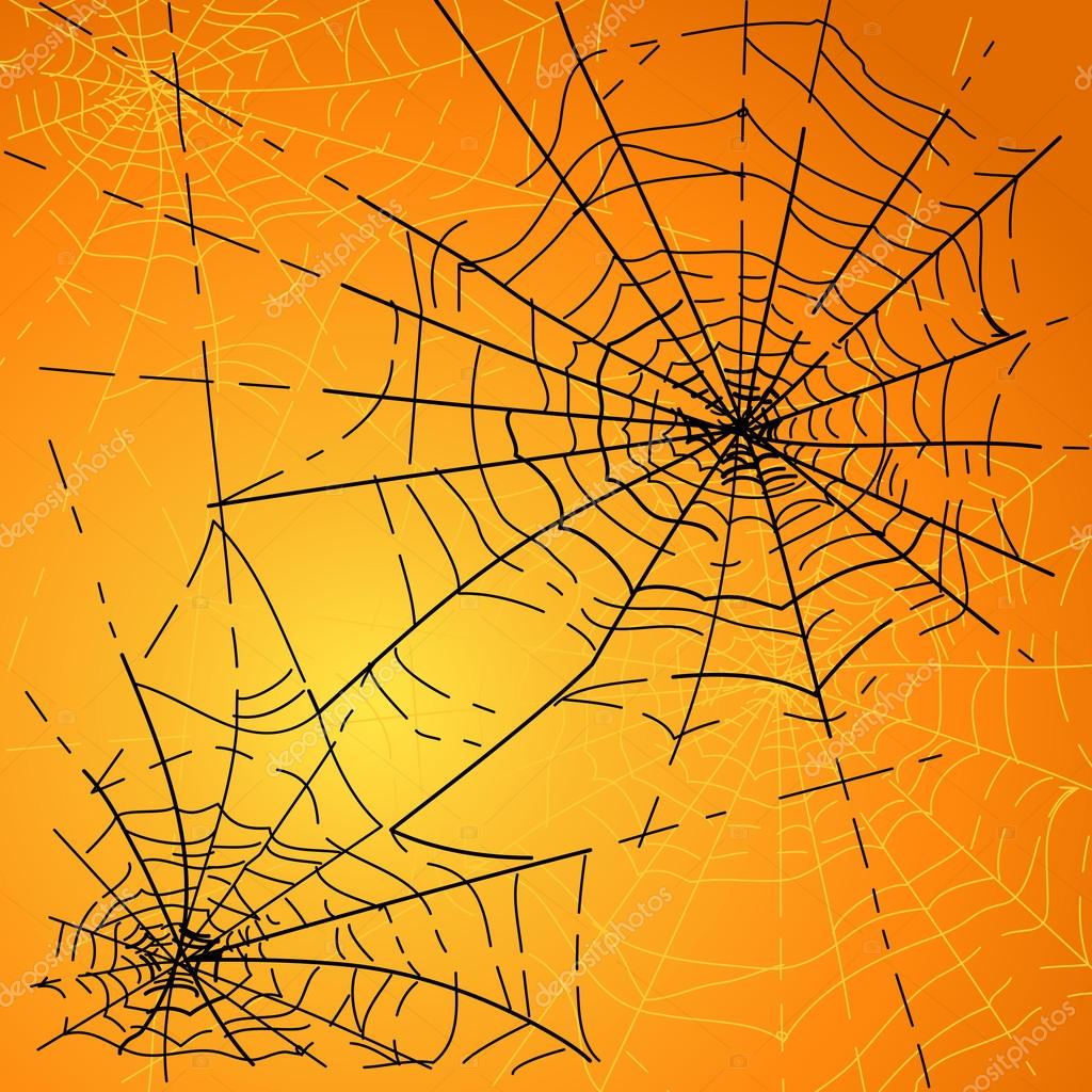 Halloween Spiders web — Stock Vector © AlisaFoytik #12864095