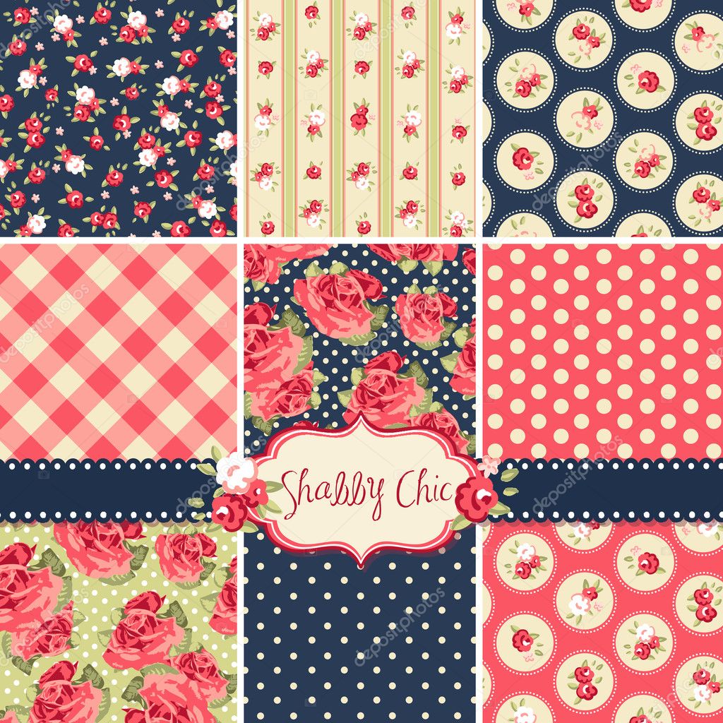 Vintage Shabby Chic Fabric