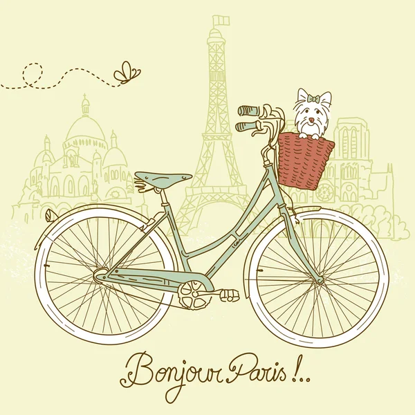Paris bike Stock Vectors, Royalty Free Paris bike Illustrations ...