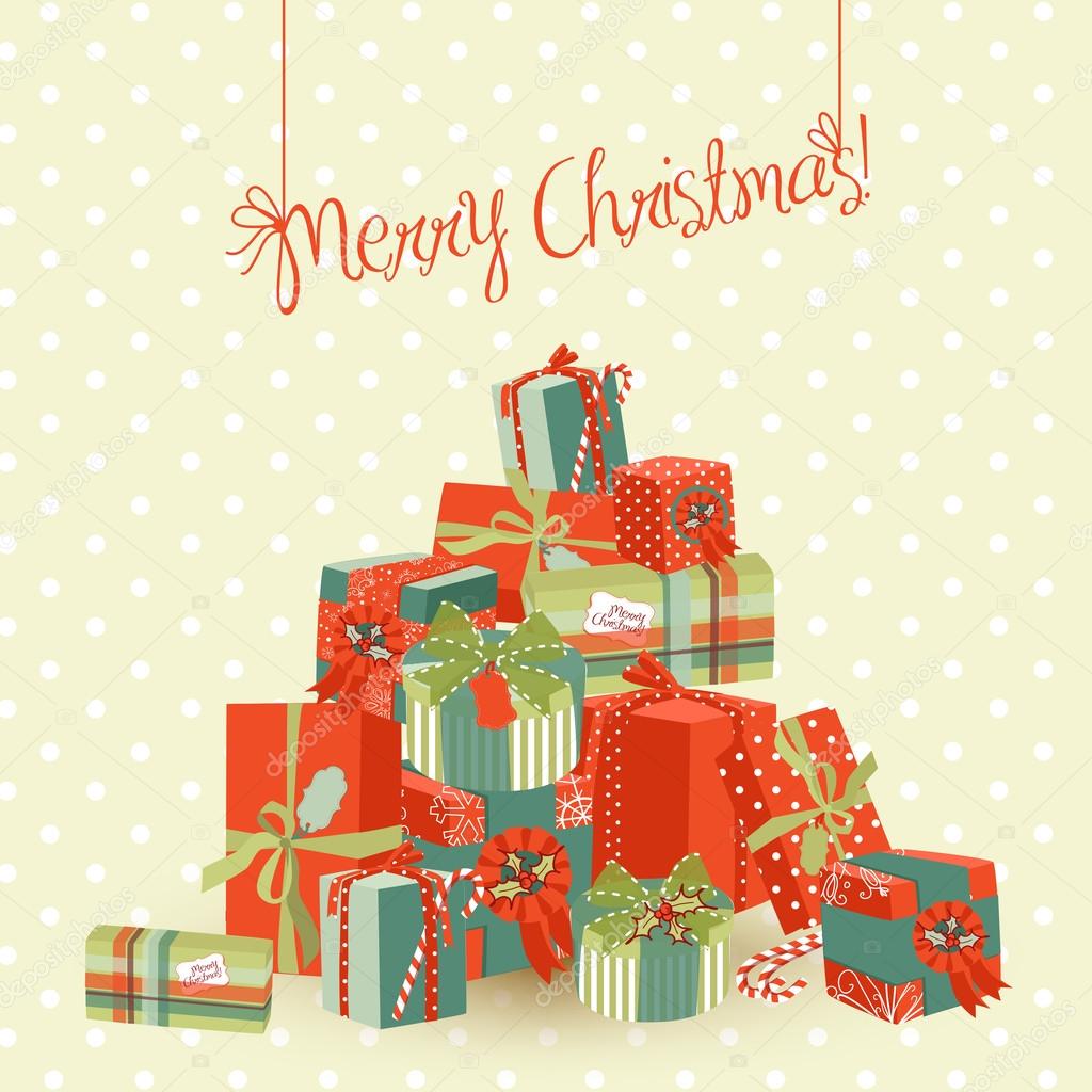 Christmas Gifts — Stock Vector © AlisaFoytik #34453139