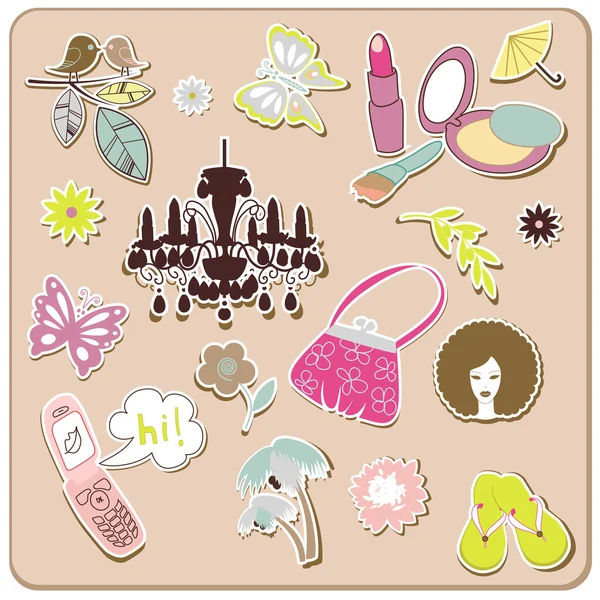 Stickers design Stock Vector Image by ©AlisaFoytik #35500519