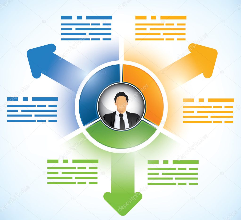Three parts presentation template Stock Vector Image by ©levente #15365041