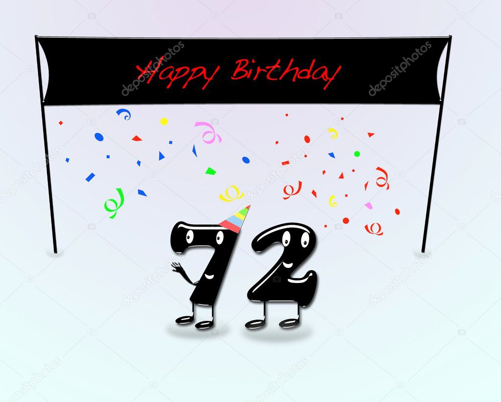 72th birthday party. — Stock Photo © StockPhotoAstur #13288685