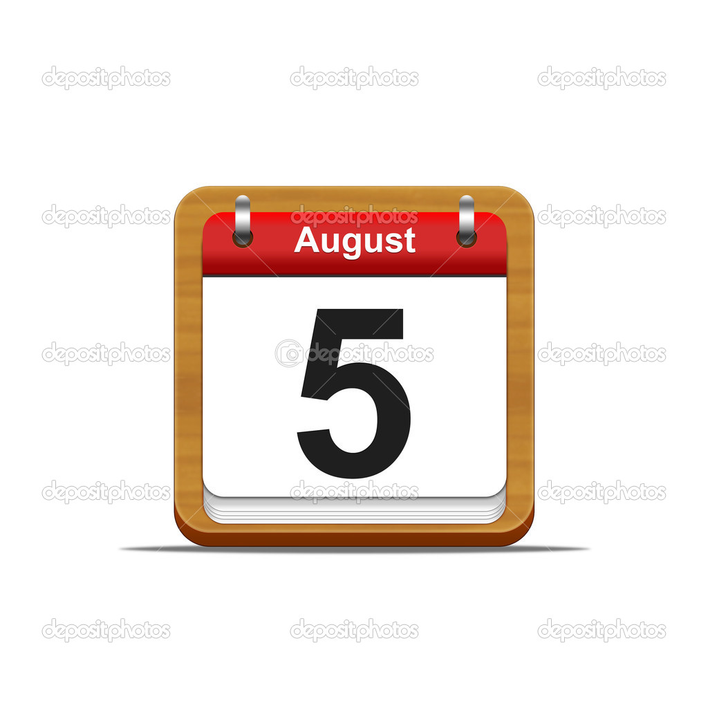 August 5. — Stock Photo © StockPhotoAstur #14684421