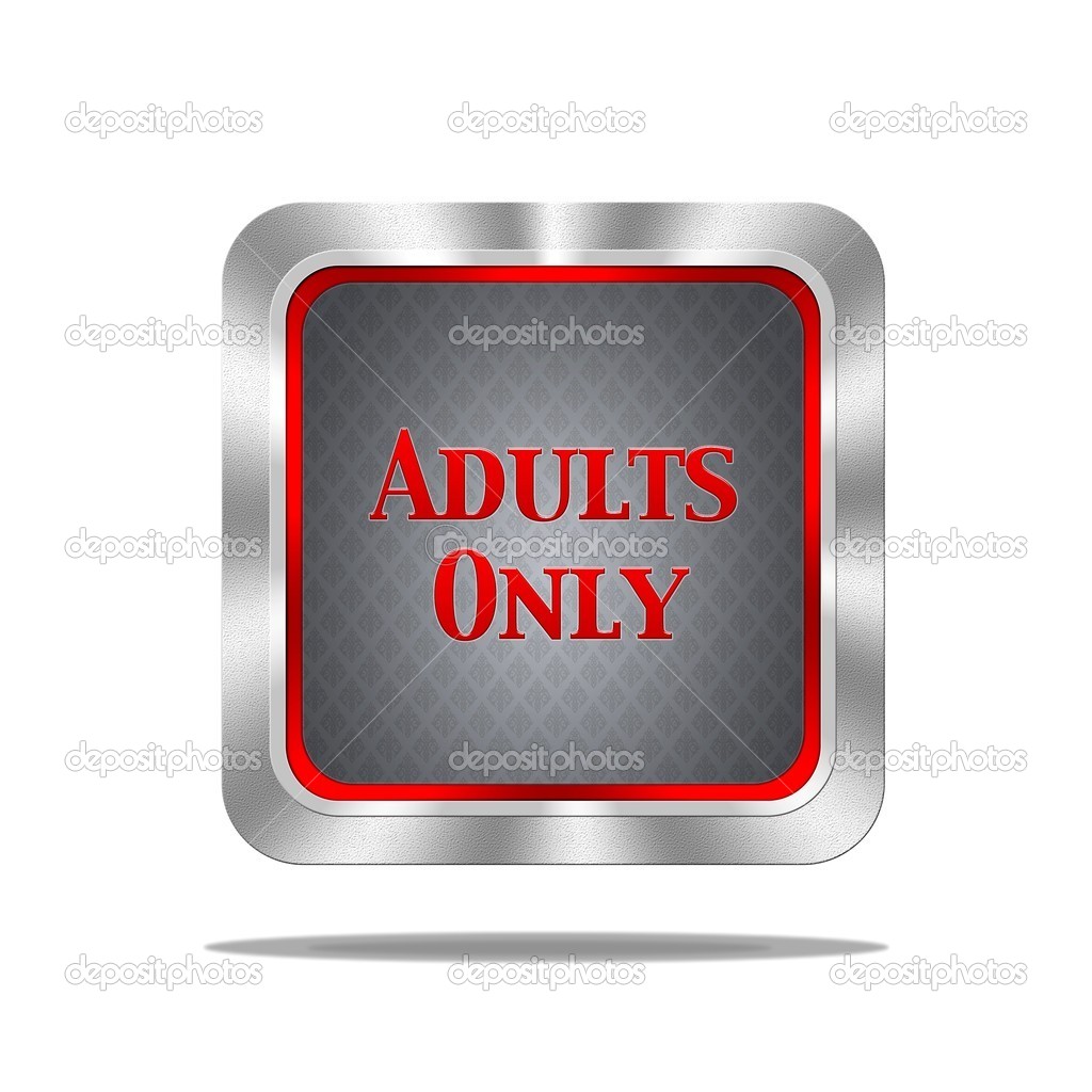 Adults only button. Stock Photo by ©StockPhotoAstur 15980869