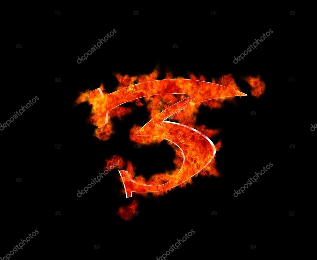 Three burning. — Stock Photo © StockPhotoAstur #20019101