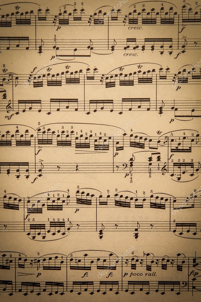 Spartiti musicali d'epoca — Foto Stock © luvemak #45537109