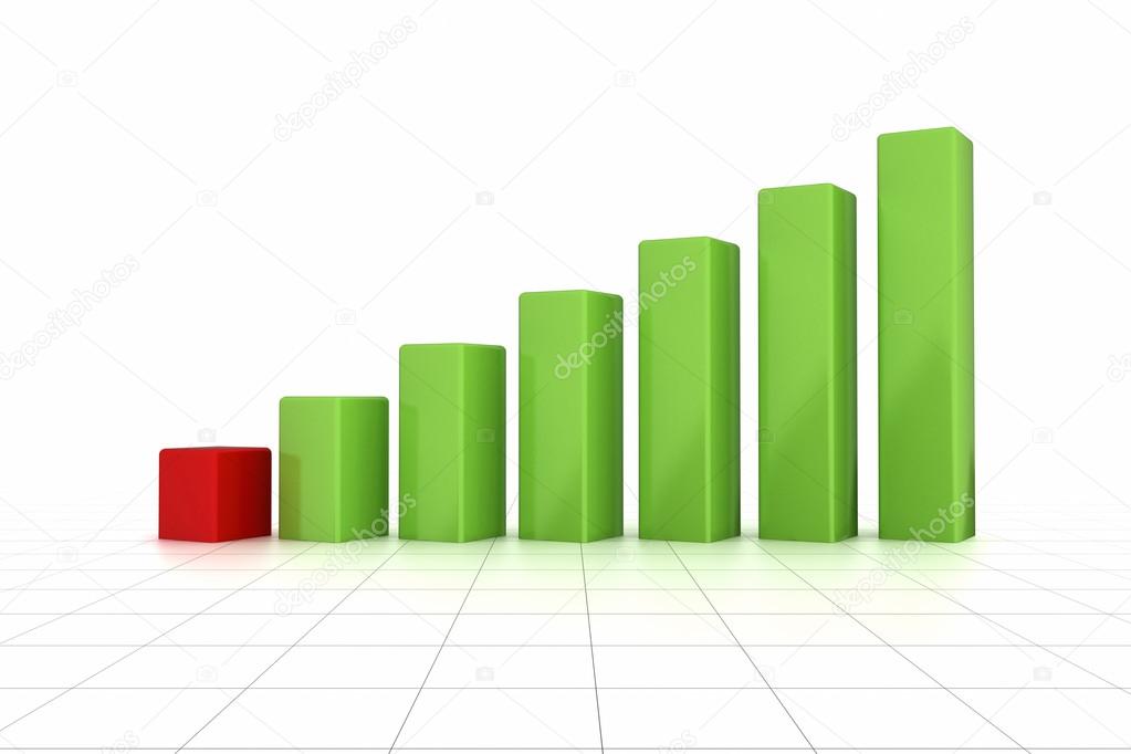 Bar Chart - Growth — Stock Photo © CLIPAREA #13282948