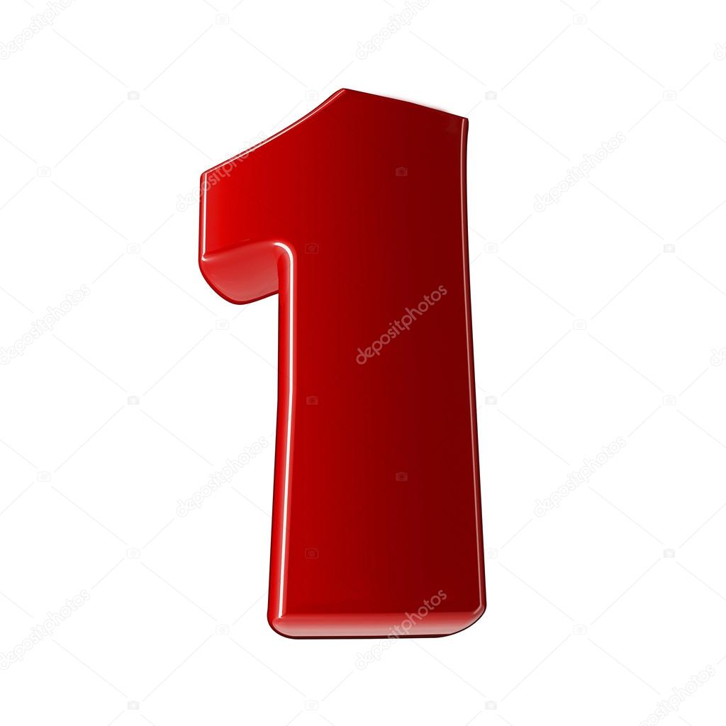3d red number — Stock Photo © CLIPAREA #13283181