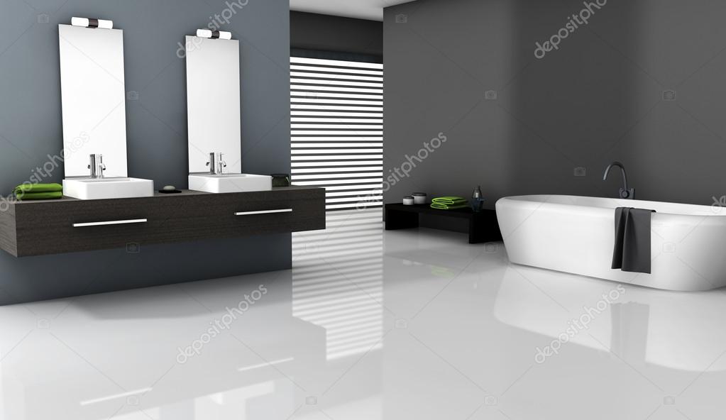 Bathroom Interior Stock Photo by ©NiroDesign 19596147