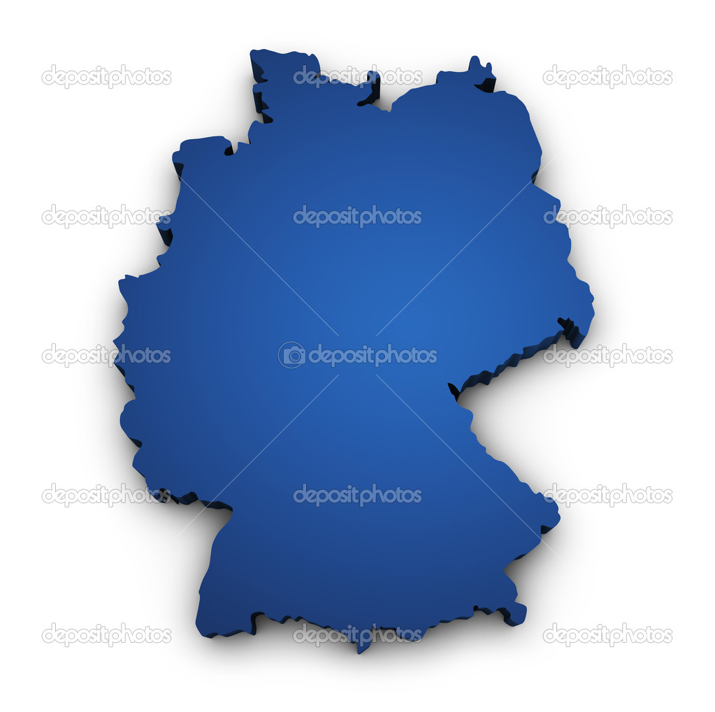 Map Of Germany 3d Shape Stock Photo by ©NiroDesign 31505463