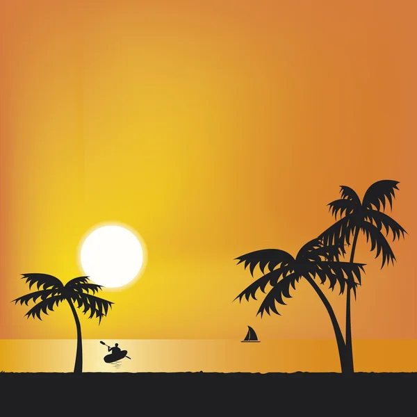 Florida sunset Vector Art Stock Images | Depositphotos